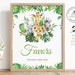 Jungle Animals Tabletop Sign Bundle EDITABLE TEMPLATE - Etsy