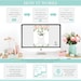 Panda Welcome Sign, EDITABLE TEMPLATE, Diy Pink Floral Greenery Cute ...