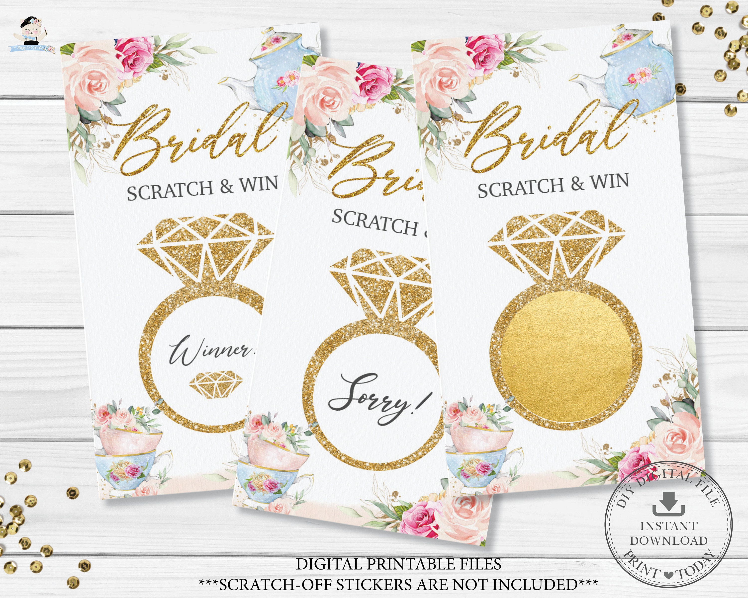 Bridal Scratch and Win Game Printable INSTANT DOWNLOAD High - Etsy ...