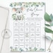Koala Baby Shower Bingo Game, Pre-filled Blank Cards, Australian ...