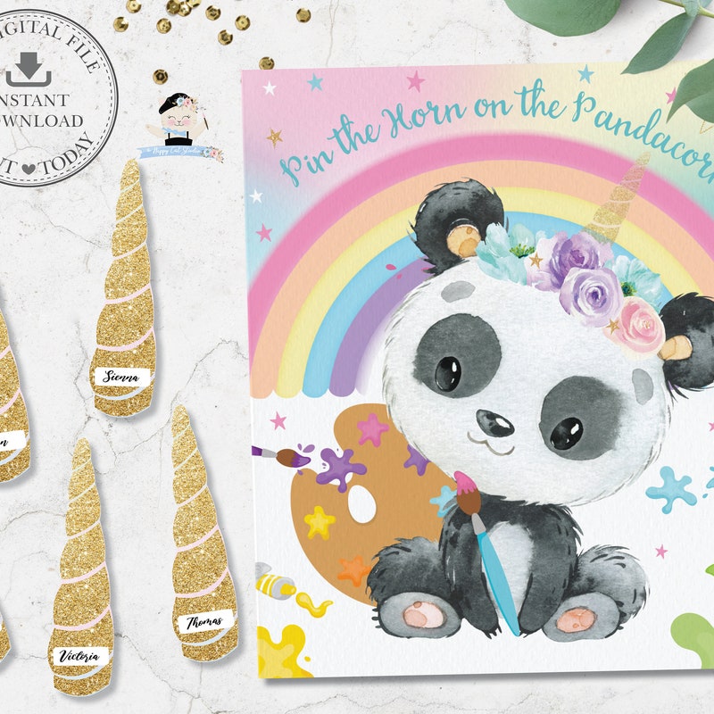 Diy Panda Party Game - Etsy