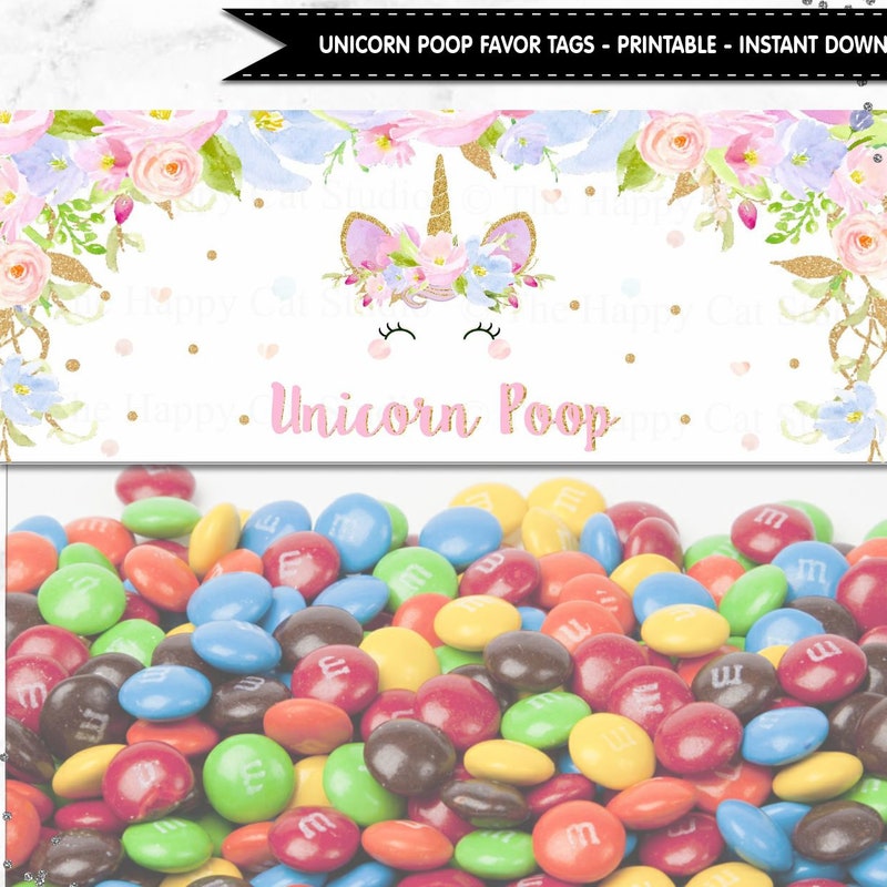 Unicorn Poop Label - Etsy