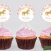 Horse Circle Label 2.5", EDITABLE TEMPLATE, Pony Birthday Party Thank ...