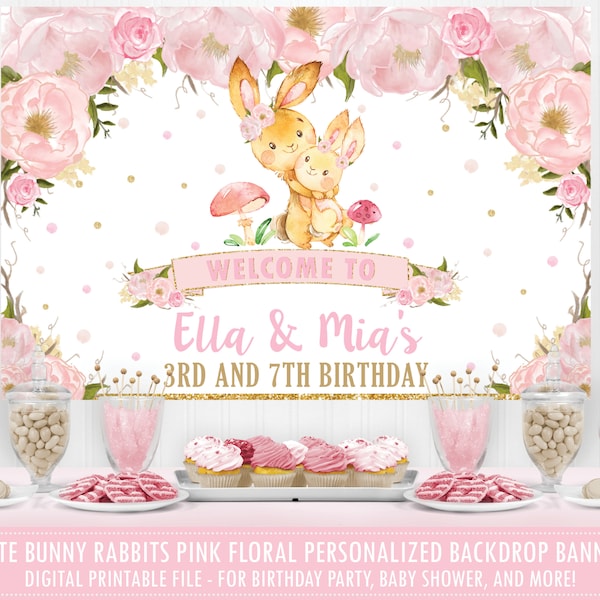 Joint Birthday Banner - Etsy