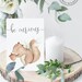 Woodland Animals Greenery Sign Bundle Printable Bear Fox Deer - Etsy