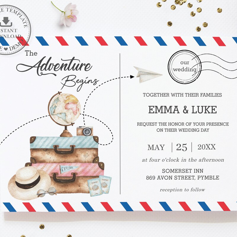 Postcard Invite - Etsy