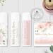 Blush Floral Lip Balm Labels, EDITABLE TEMPLATE, 4g Lip Gloss Pink ...