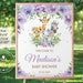 Jungle Animals Welcome Sign EDITABLE TEMPLATE Diy Purple - Etsy