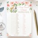 Baby Animal Match Game, INSTANT DOWNLOAD, Pink Floral Jungle Animals ...