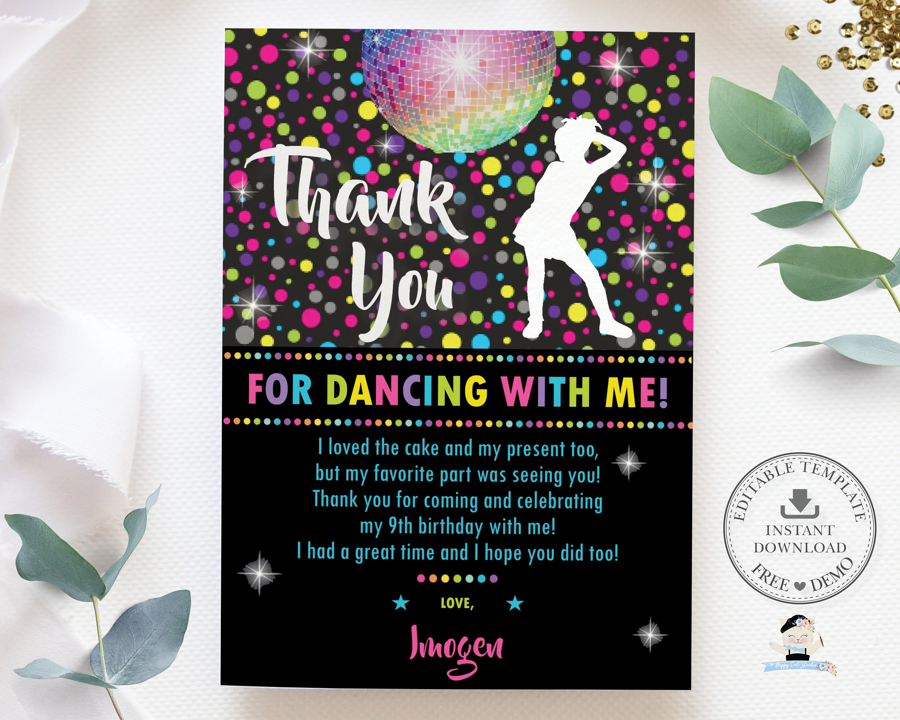 Disco Party Invitation Templates Free