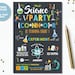 Science Party Invitation, EDITABLE TEMPLATE, Mad Science Birthday Party ...