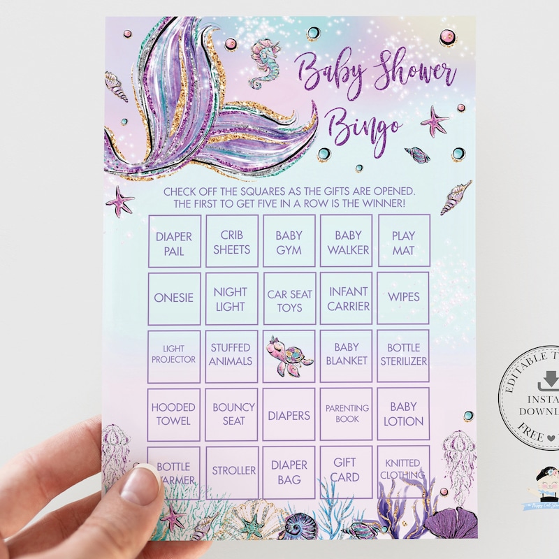 Baby Shower Bingo - Etsy