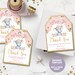 EDITABLE TEMPLATE Elephant Thank You Tags, Favors, Elephant Printable ...