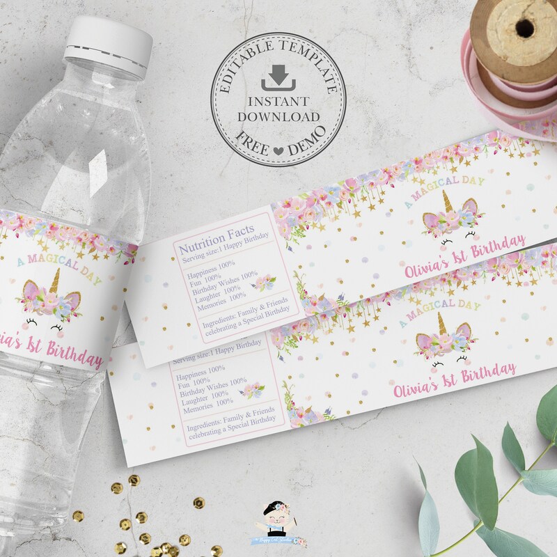 Cute Girl Water Bottle - Etsy