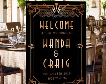 Elegant wedding sign | Etsy