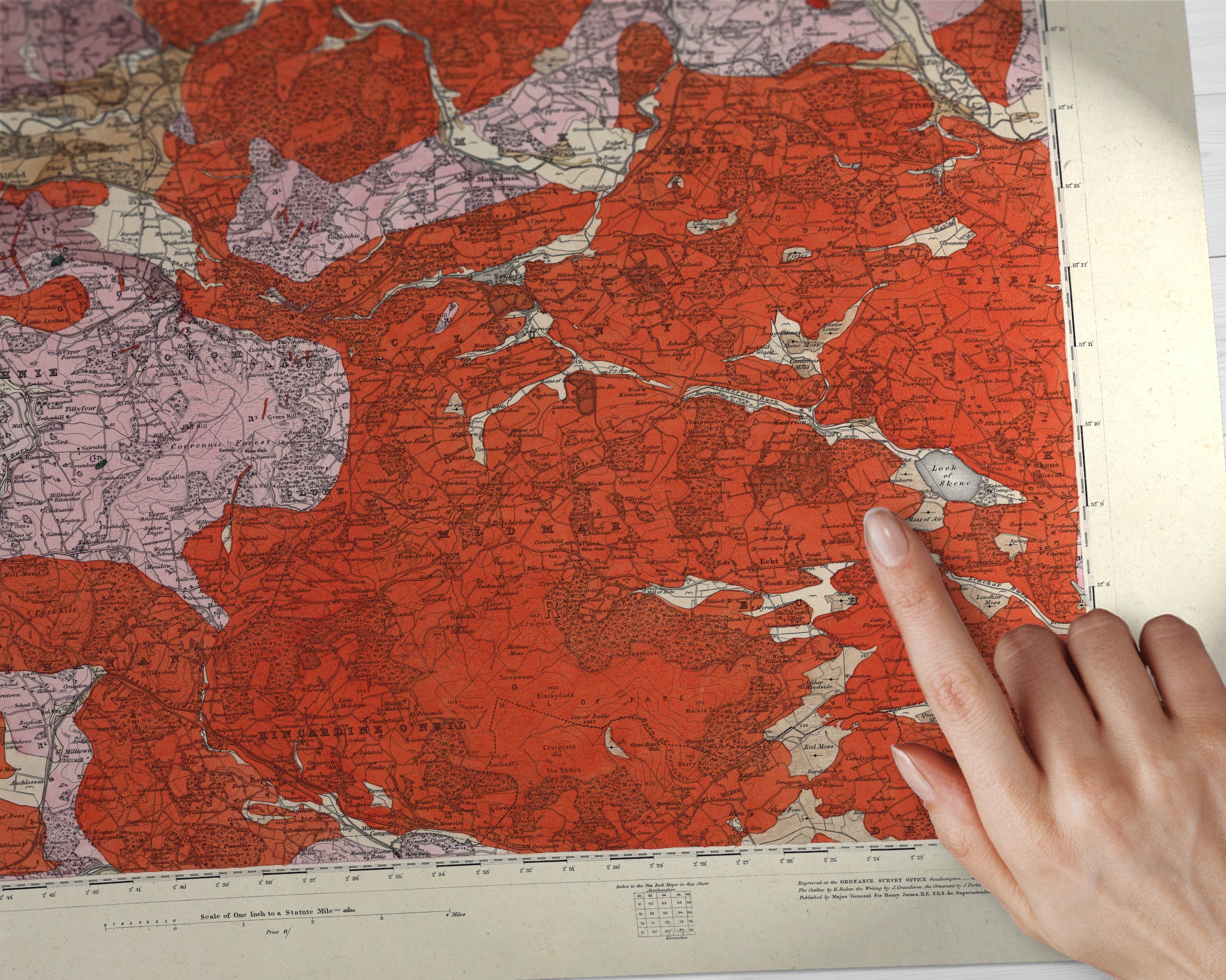 Old Inverurie Geological Map Inverurieport - Etsy UK