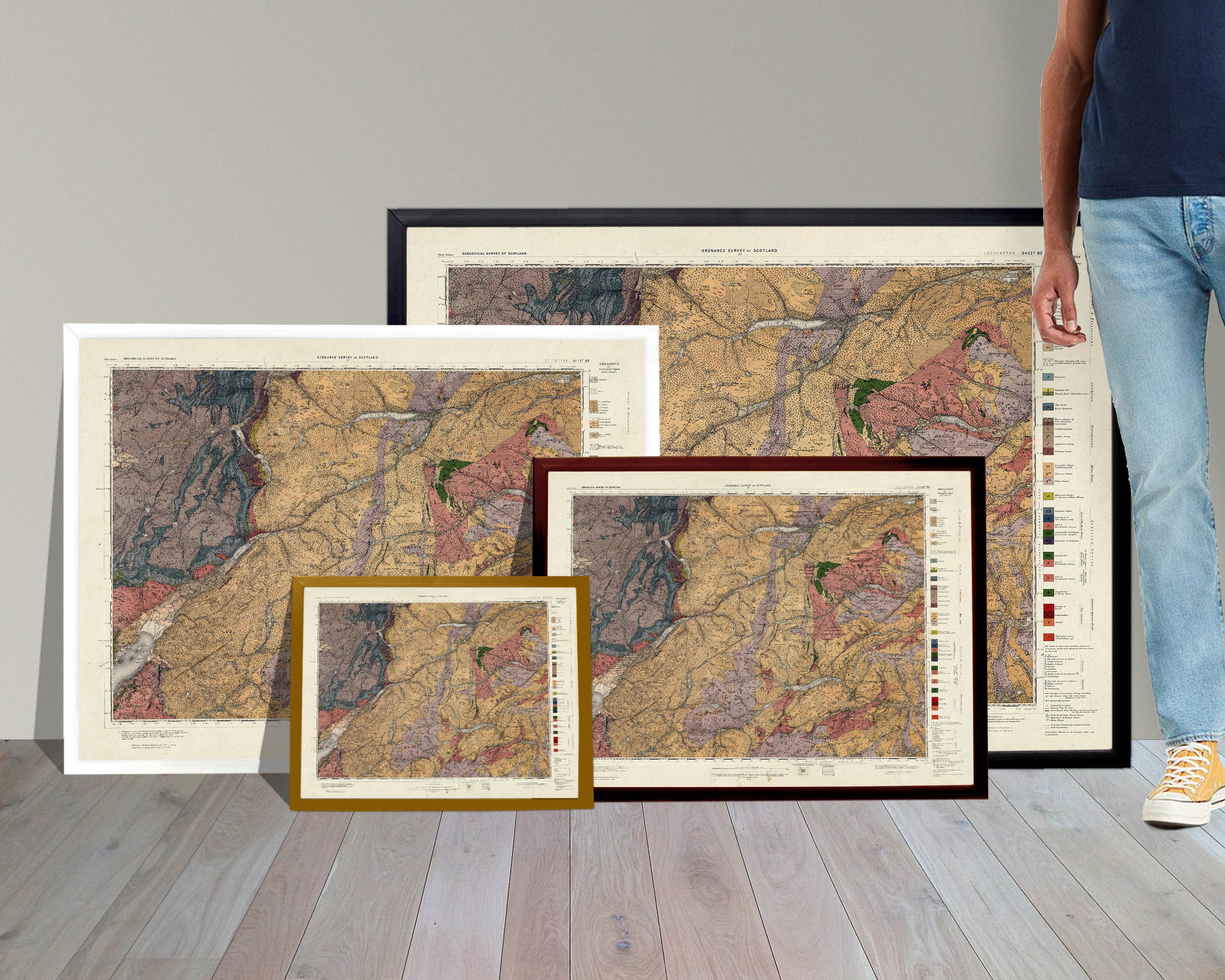 Old Lochcarron Geological Map Jean Town,lochcarron,achentee,achintee ...