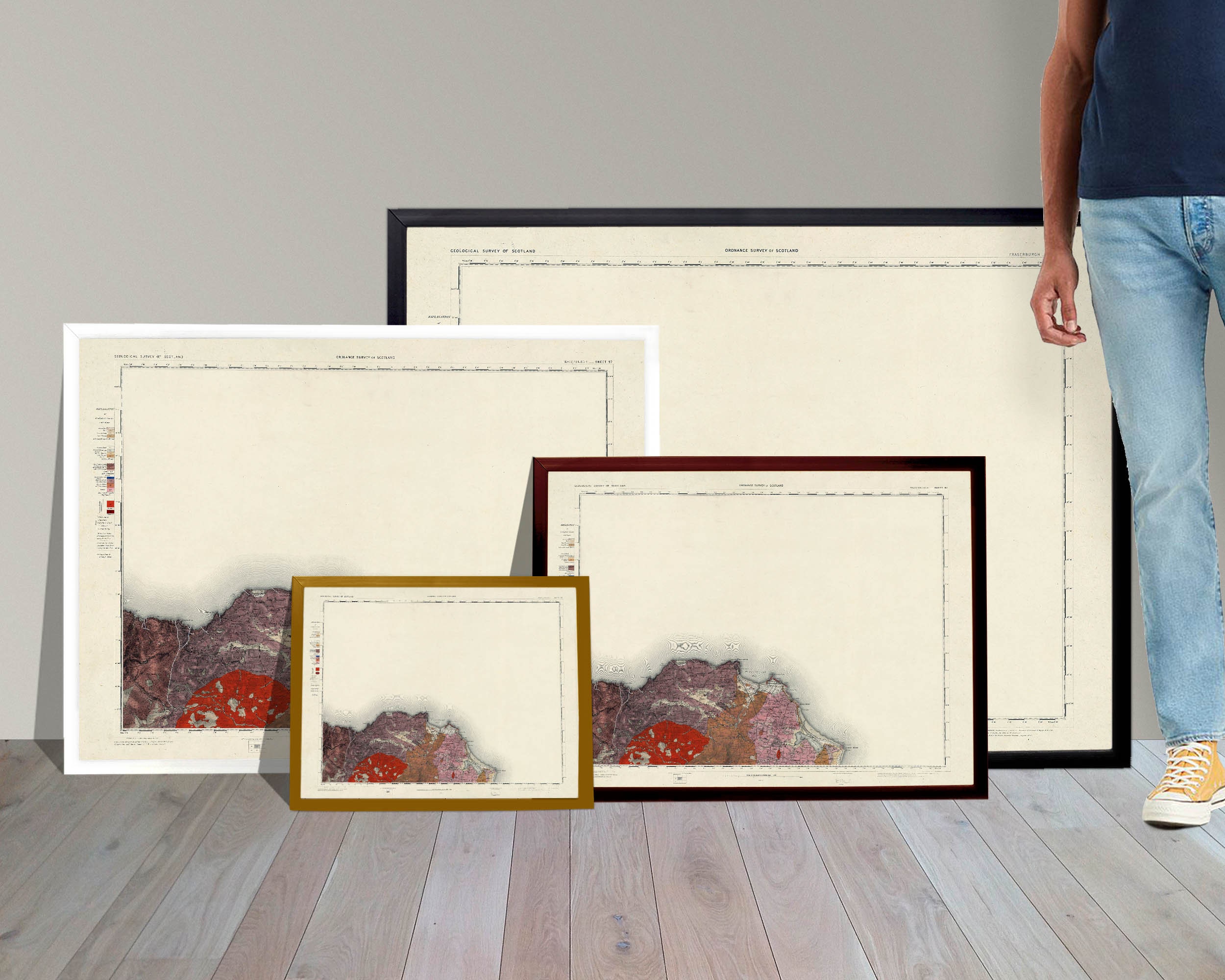 Old Fraserburgh Geological Map - Etsy