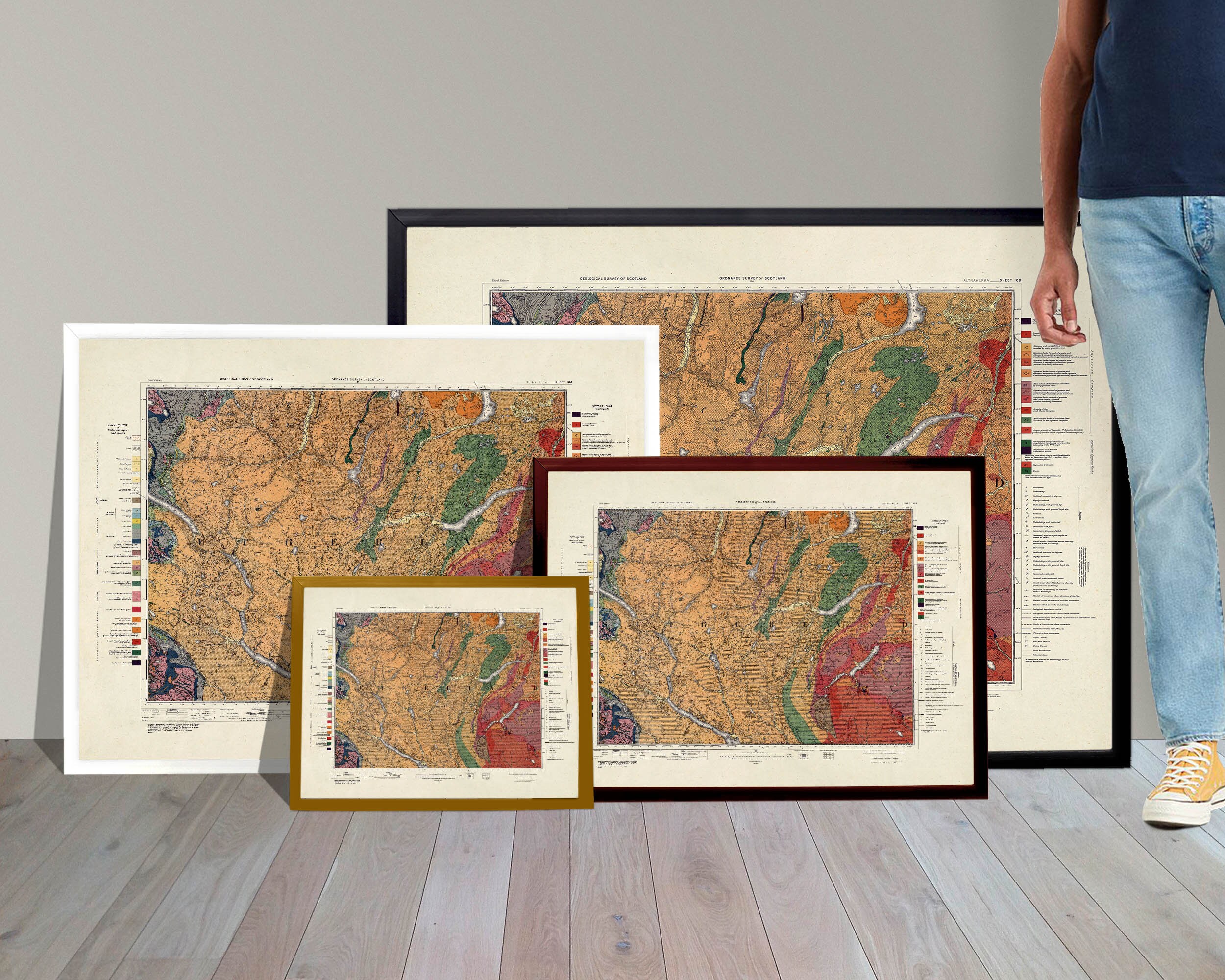 Old Altnaharra Geological Map Altnaharra,klibreck,clibreck,sutherland ...