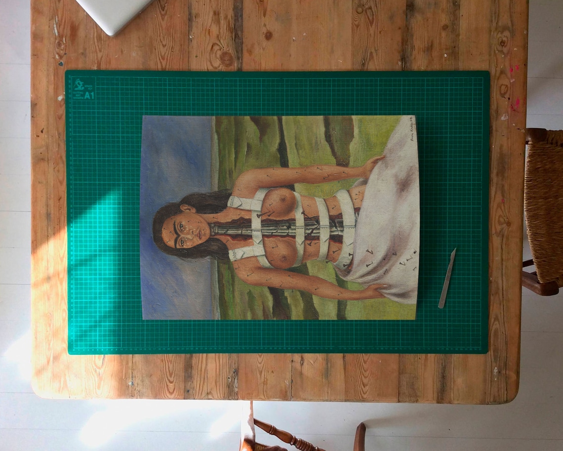 La columna rota / Frida Kahlo Art Print Poster Photo - Etsy México