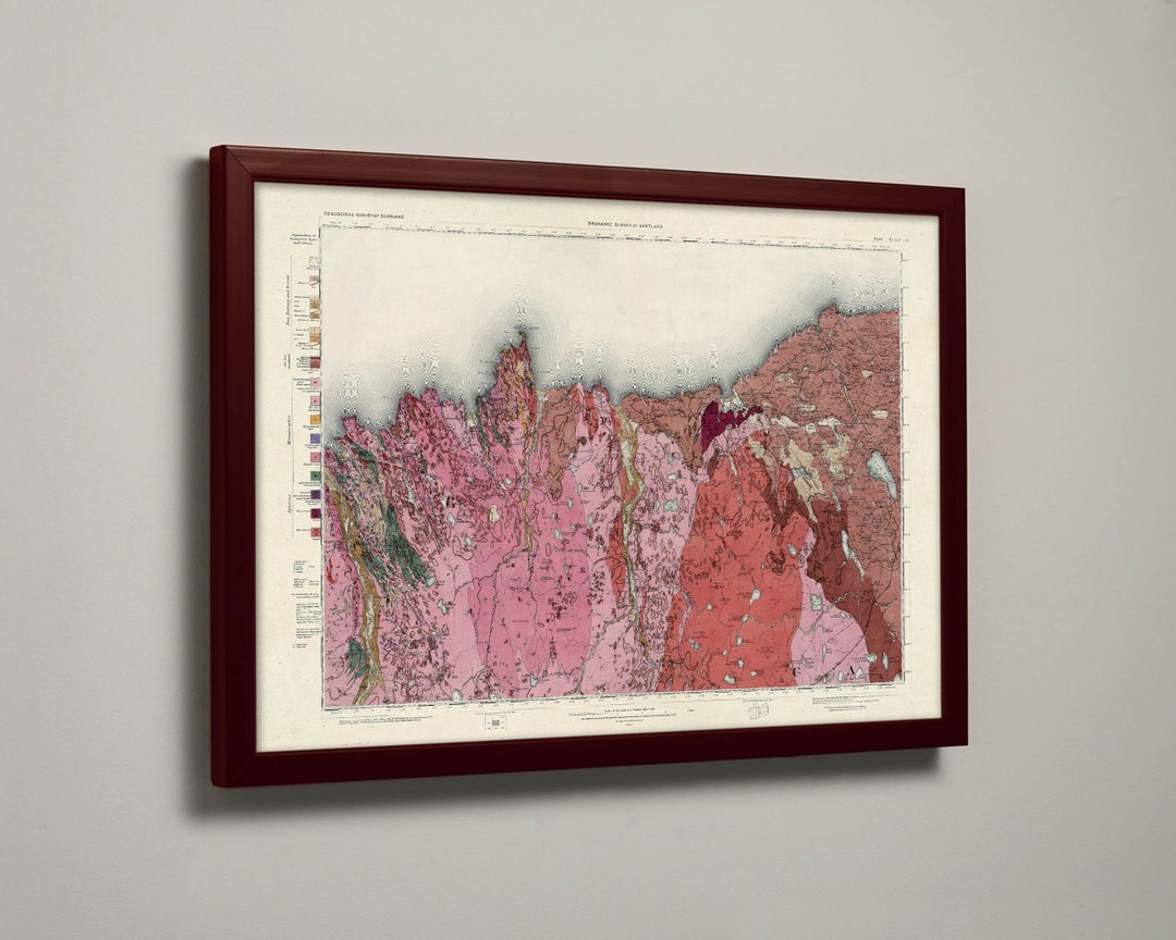 Reay Old Geological Map | reay, Dounreay, Dunreay - Etsy