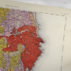 Old Peterhead Geological Map - Etsy