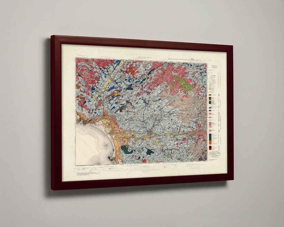 Kilmarnock Old Geological Map | kilmarnock, Kilmaurs, Hurlford - Etsy