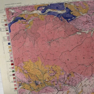 Old Banchory Geological Map Banchory,inchmarlo,raemoir,strachan,hirn ...