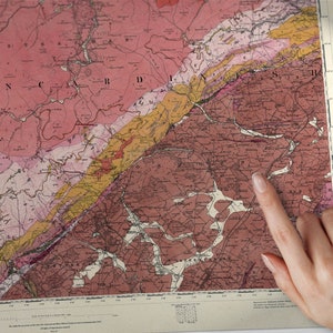 Old Banchory Geological Map Banchory,inchmarlo,raemoir,strachan,hirn ...