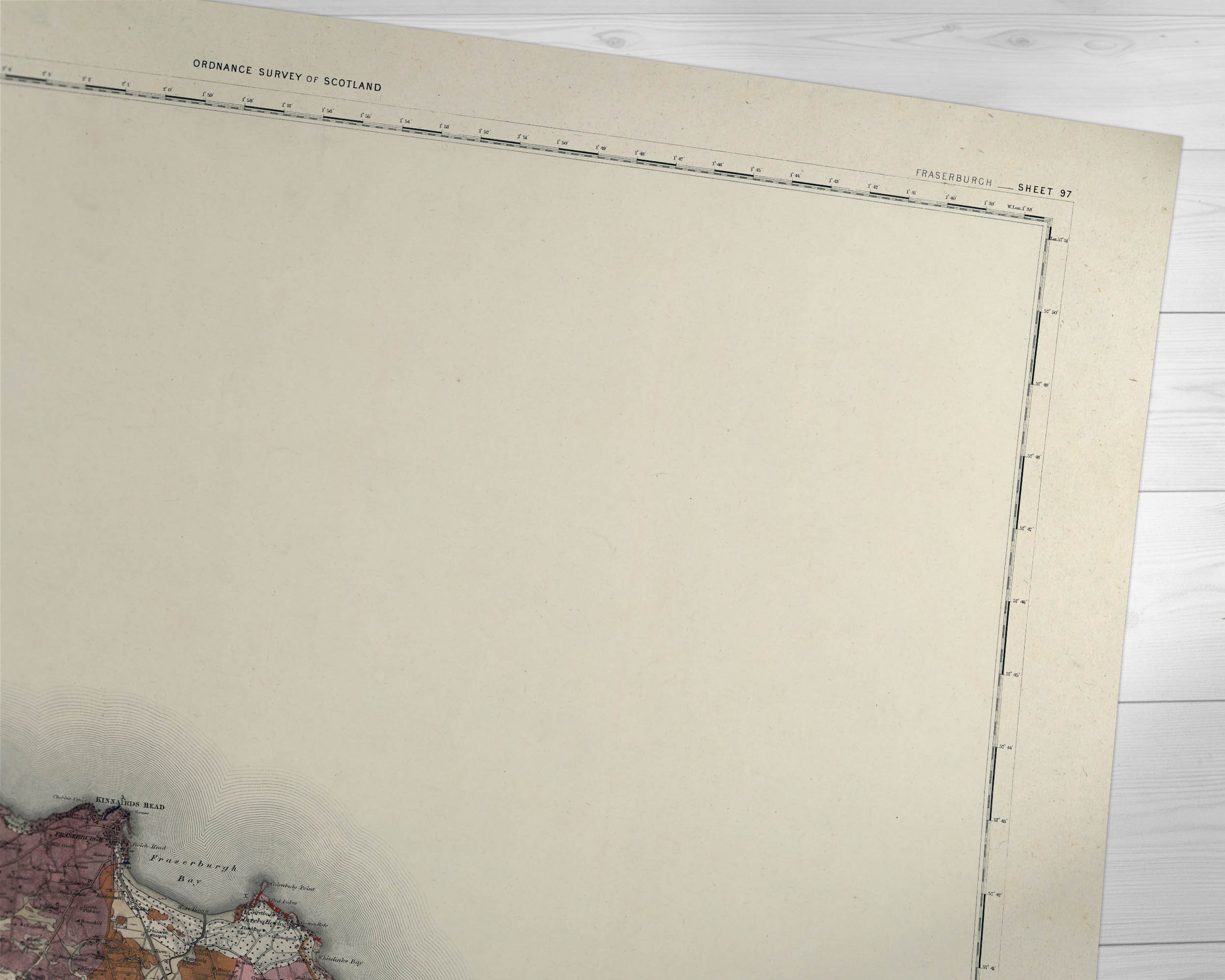 Old Fraserburgh Geological Map - Etsy