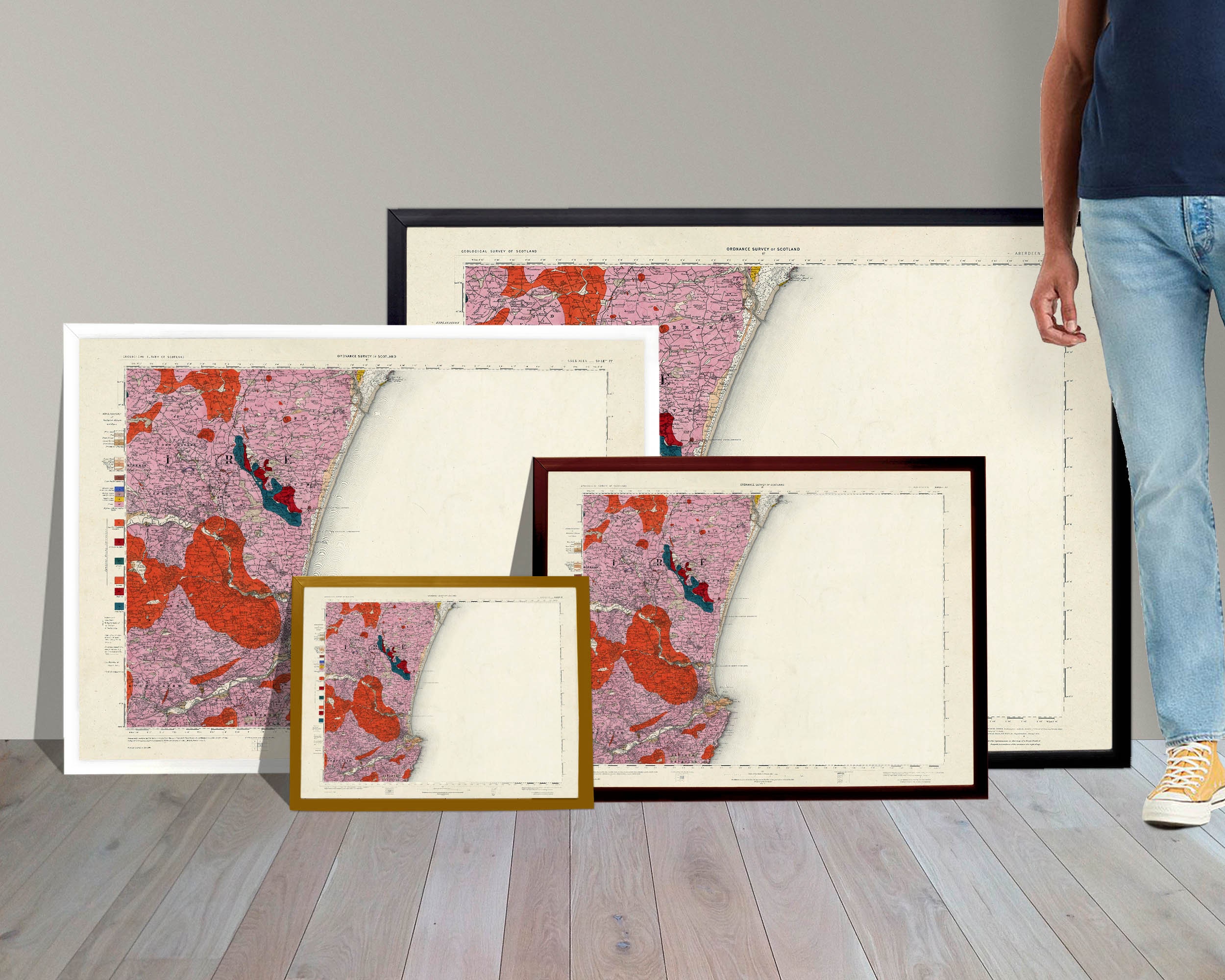 Old Aberdeen Geological Map Aberdeen,torrey,torry,old Aberdeen,redmoss ...