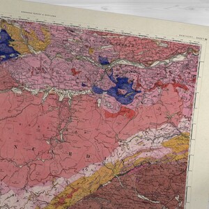 Old Banchory Geological Map Banchory,inchmarlo,raemoir,strachan,hirn ...