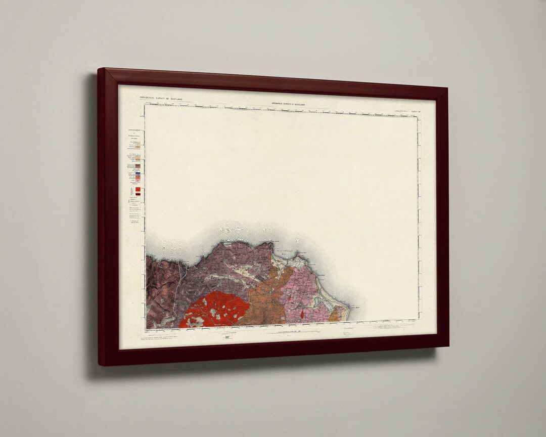 Old Fraserburgh Geological Map Fraserburgh,sandhaven,pittulie ...