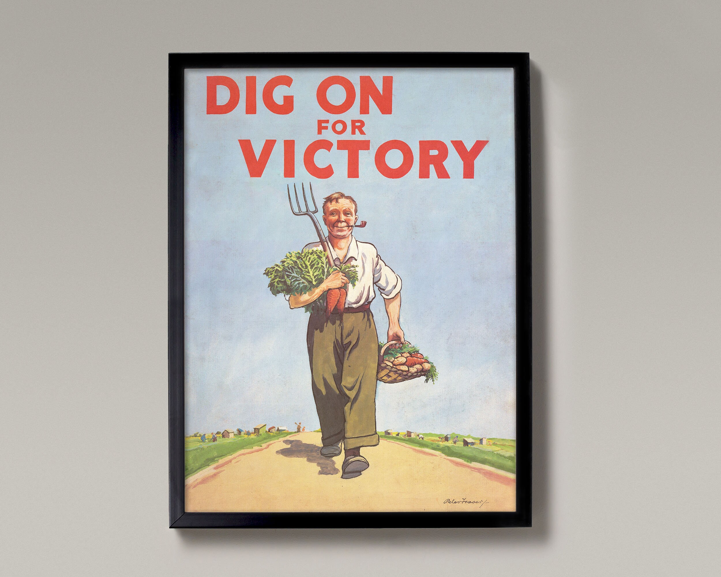 Dig on for Victory Poster WWII World War Two Poster | Etsy UK