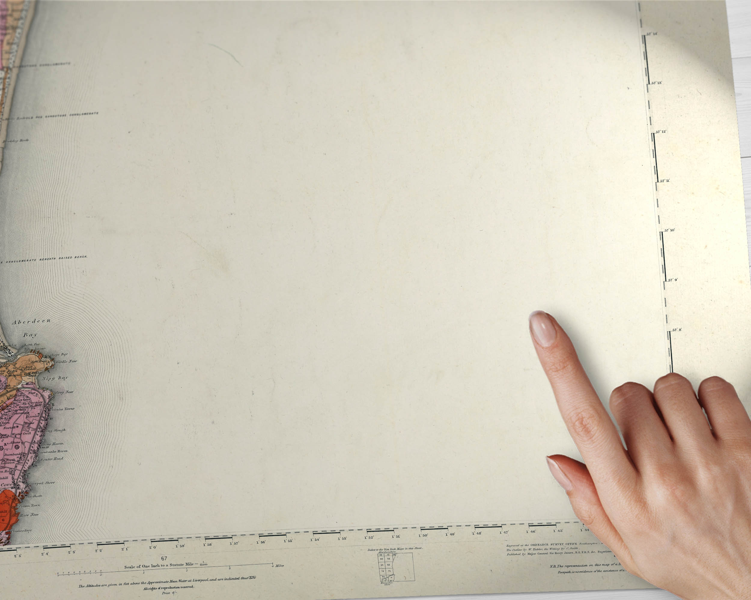 Old Aberdeen Geological Map Aberdeen,torrey,torry,old Aberdeen,redmoss ...