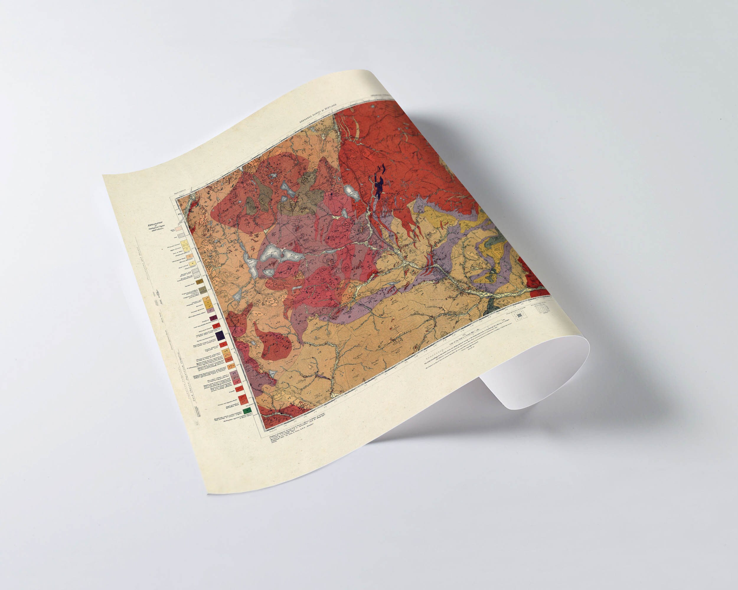 Old Achentoul Geological Map Achentoul,achintoul,auchintoul,kmbrace ...