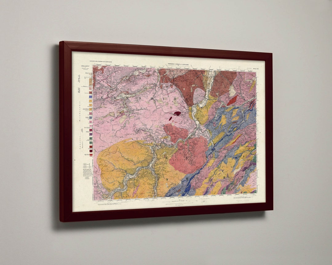 Old Rothes Geological Map Rotheselchieseaster - Etsy