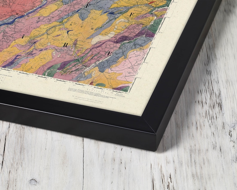 Old Rothes Geological Map Rotheselchieseaster - Etsy