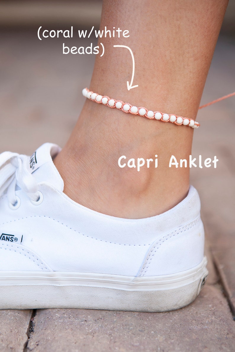 Custom Anklet free Strand Bracelet With Every Order - Etsy