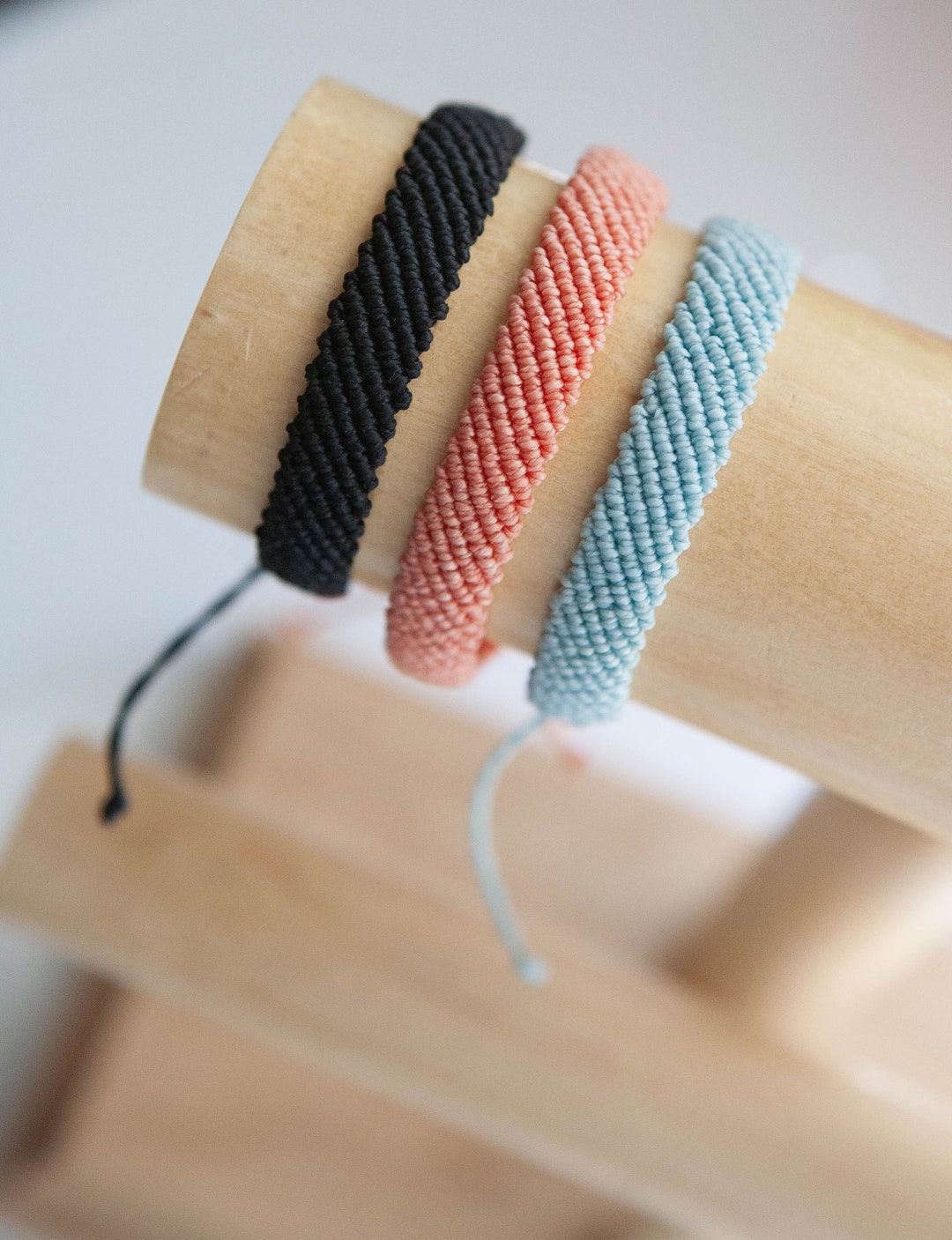 Thick Knotted Bracelet - Etsy