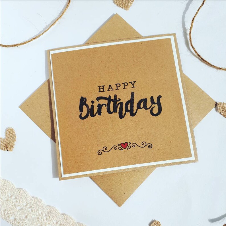 Rustic Birthday Card Rustic Happy Birthday Card Rustic Card - Etsy