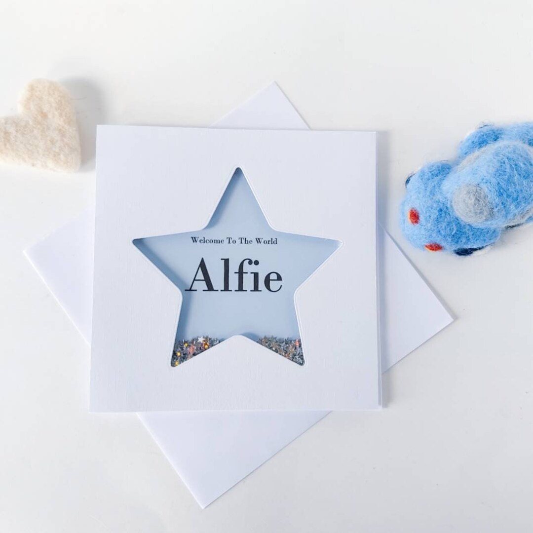 Personalised New Baby Boy Card, It's a Boy Card - Etsy
