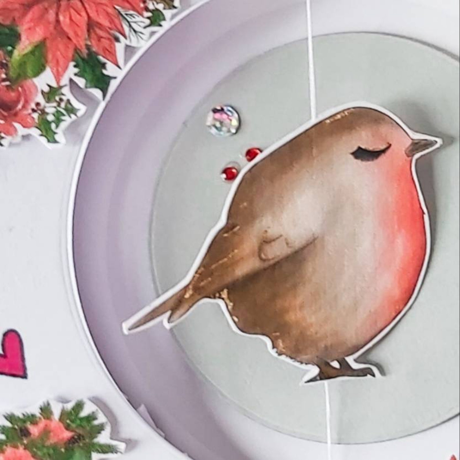 Robin Christmas Card Robin Gift Lost Loved One Cute Robin | Etsy