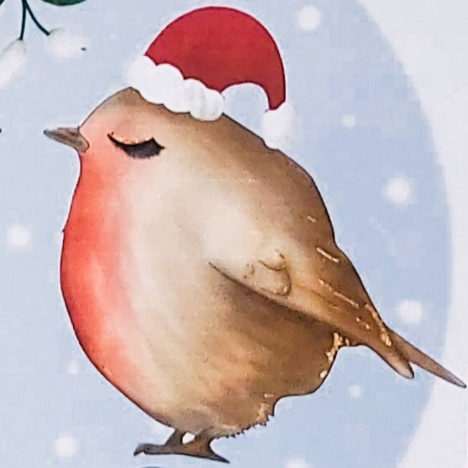 Robin Christmas Card Robin Card for Husband Robin Card for | Etsy