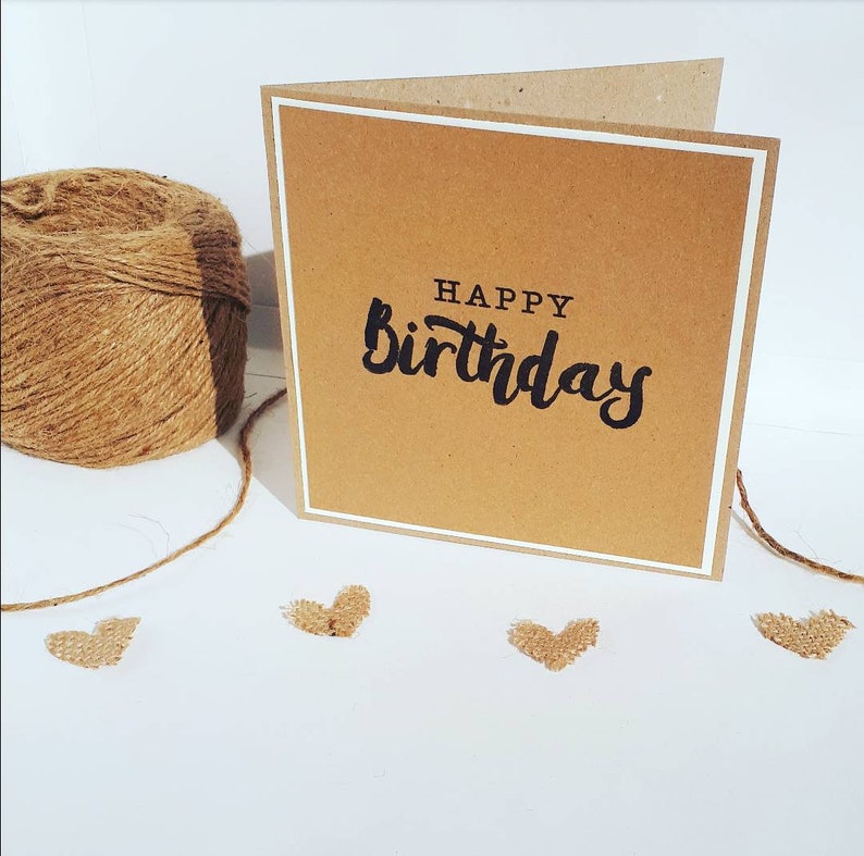 Rustic Birthday Card Rustic Happy Birthday Card Rustic Card - Etsy