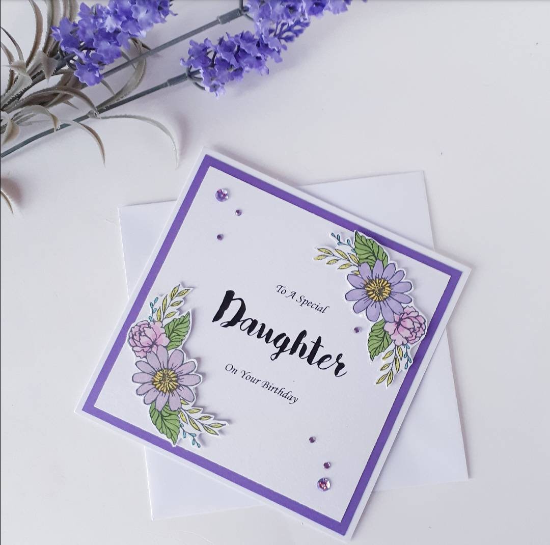 Daughter Birthday Card Birthday Card for Daughter Special - Etsy UK