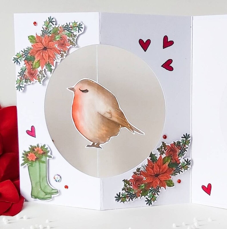 Robin Christmas Card Robin Gift Lost Loved One Cute Robin - Etsy UK