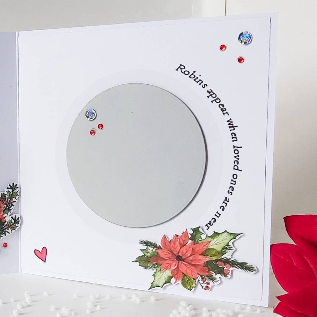 Robin Christmas Card Robin Gift Lost Loved One Cute Robin | Etsy