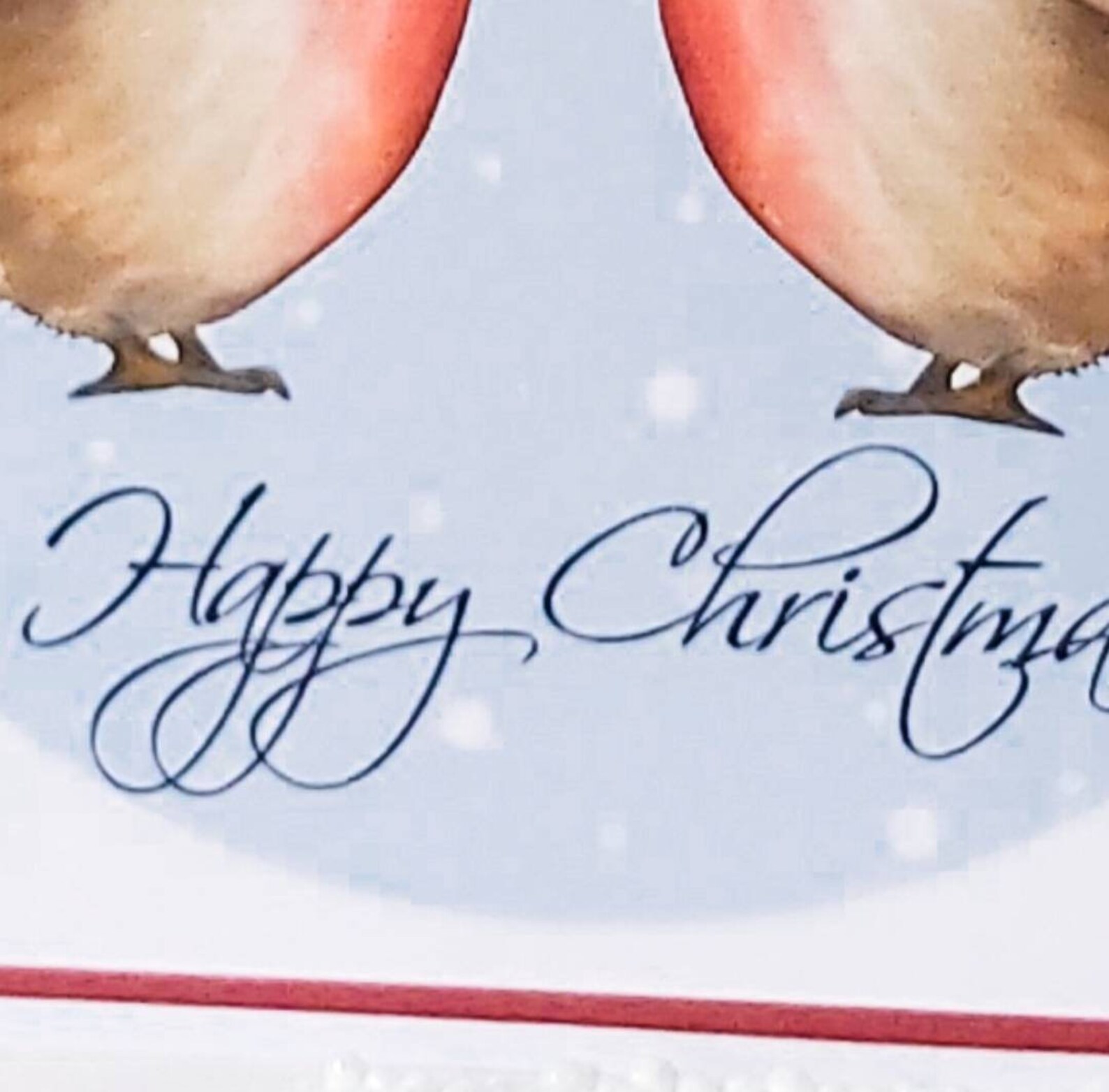 Robin Christmas Card Robin Card for Husband Robin Card for | Etsy