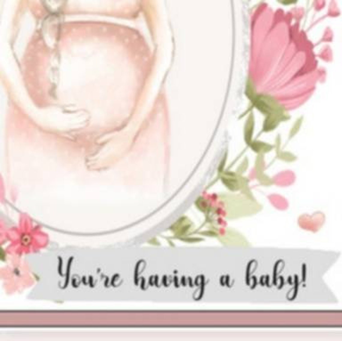 You're Having a Baby Personalised Card for New Parents - Etsy